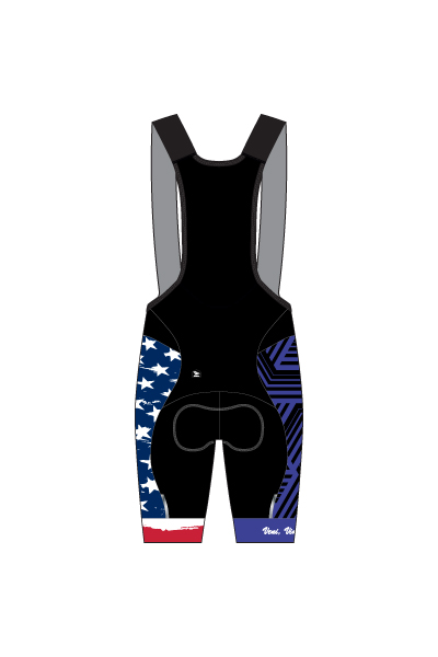 Men's USA SS Aero Cycling Bibs - Triple Victor