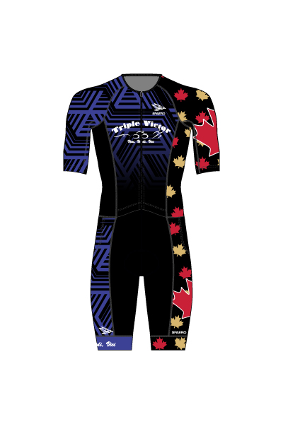 Men's Canadian SS Aero Tri Suit - Triple Victor